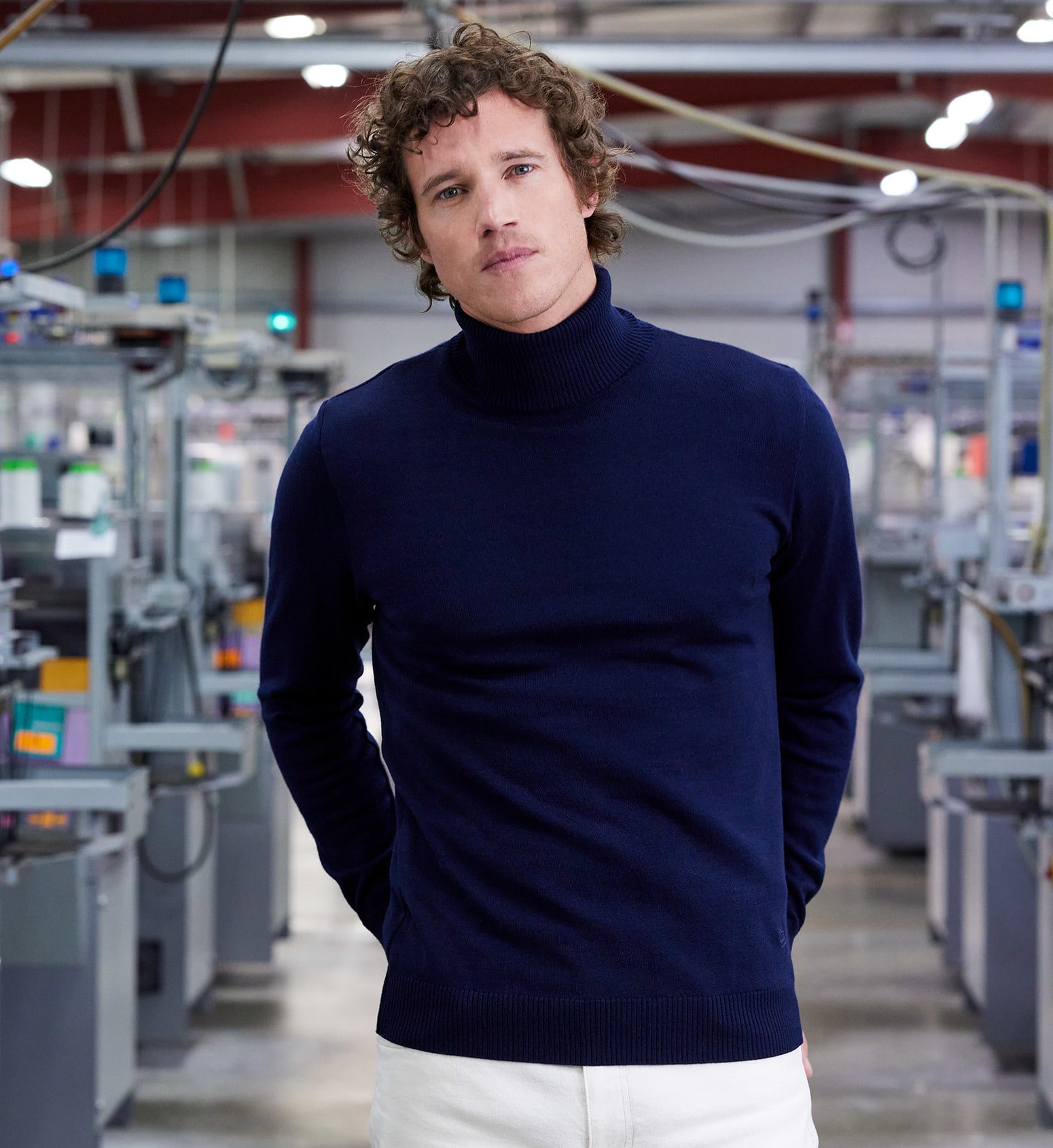 Extra fine turtleneck sweater – Royal mer