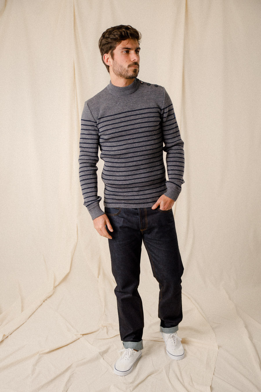 Pull classique marin – Royal Mer