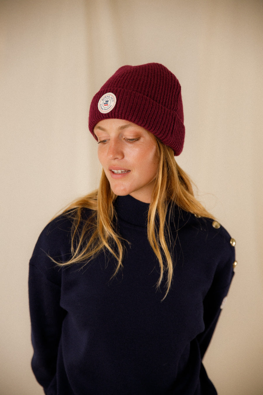 Bonnet uni Charly – Royal Mer