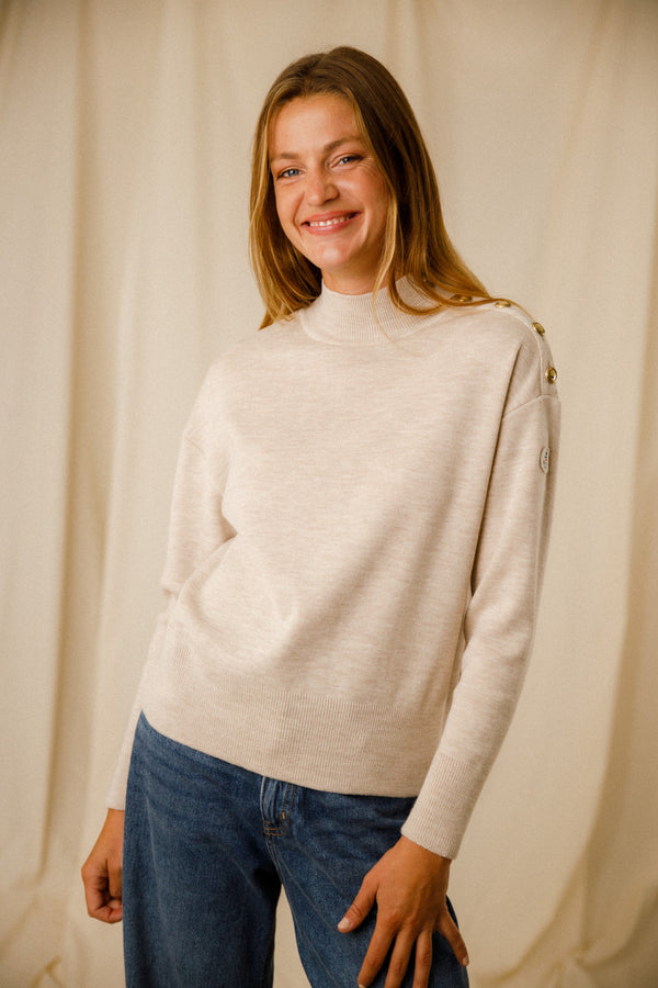 Pull uni Eulalie – Royal mer